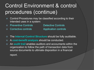 audit plan & controls | PPT