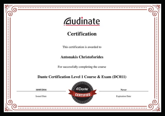 Dante Level-1 | PDF