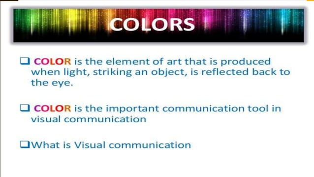 how colour effective on our communication | PPT