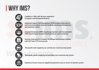 Company Profile PT. IMS Logistik Indonesia | PDF