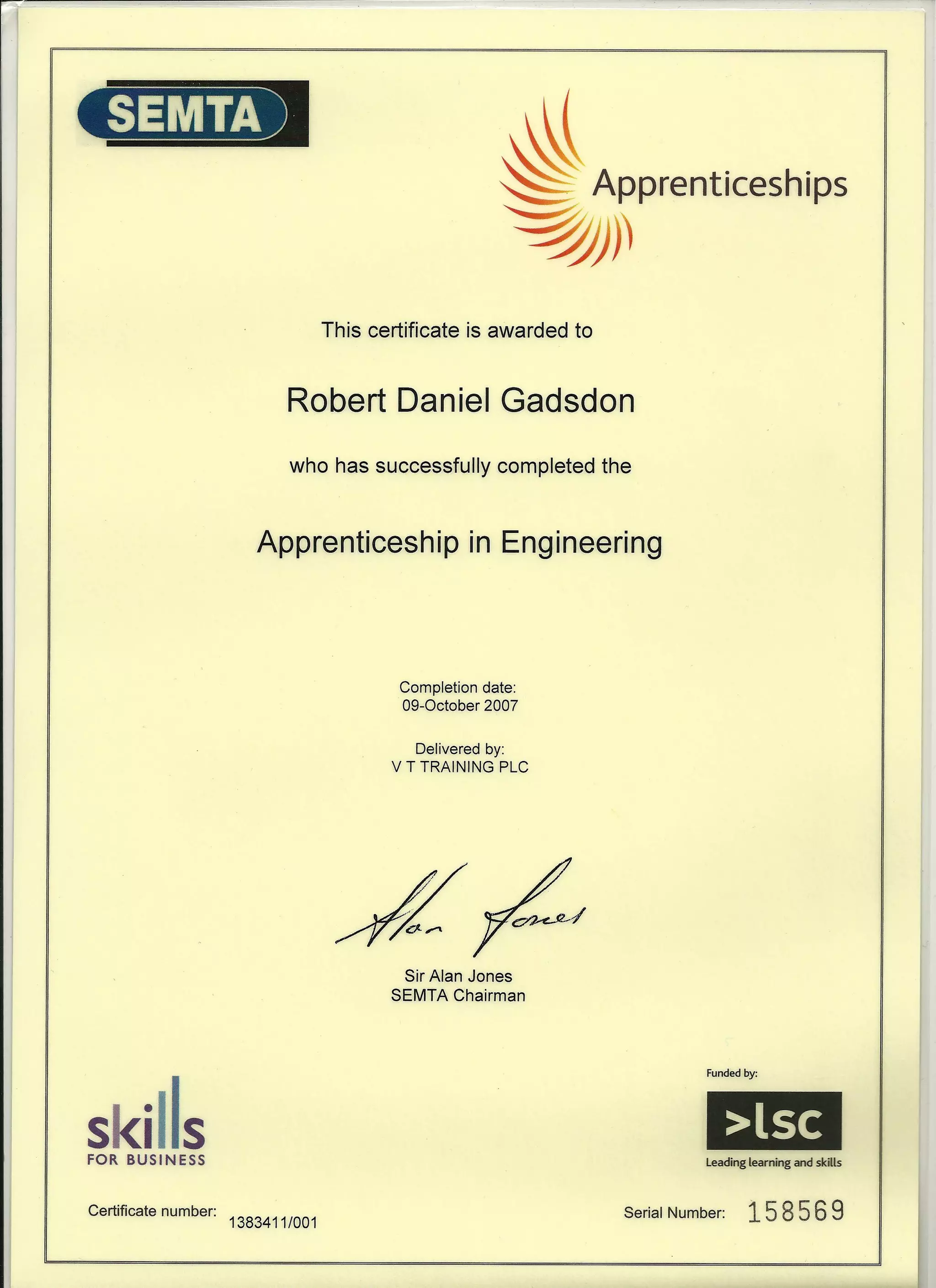 SEMTA Apprenticeship In Engineering | PDF