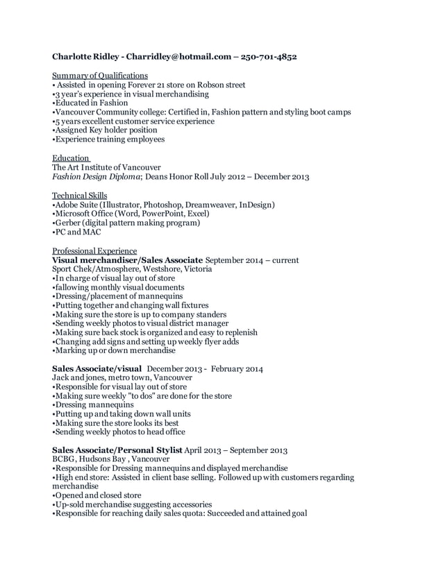 Charlotte Ridley | PDF