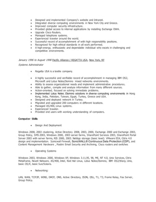 mesutozcanCV | DOCX | Operating Systems | Computer Software and ...