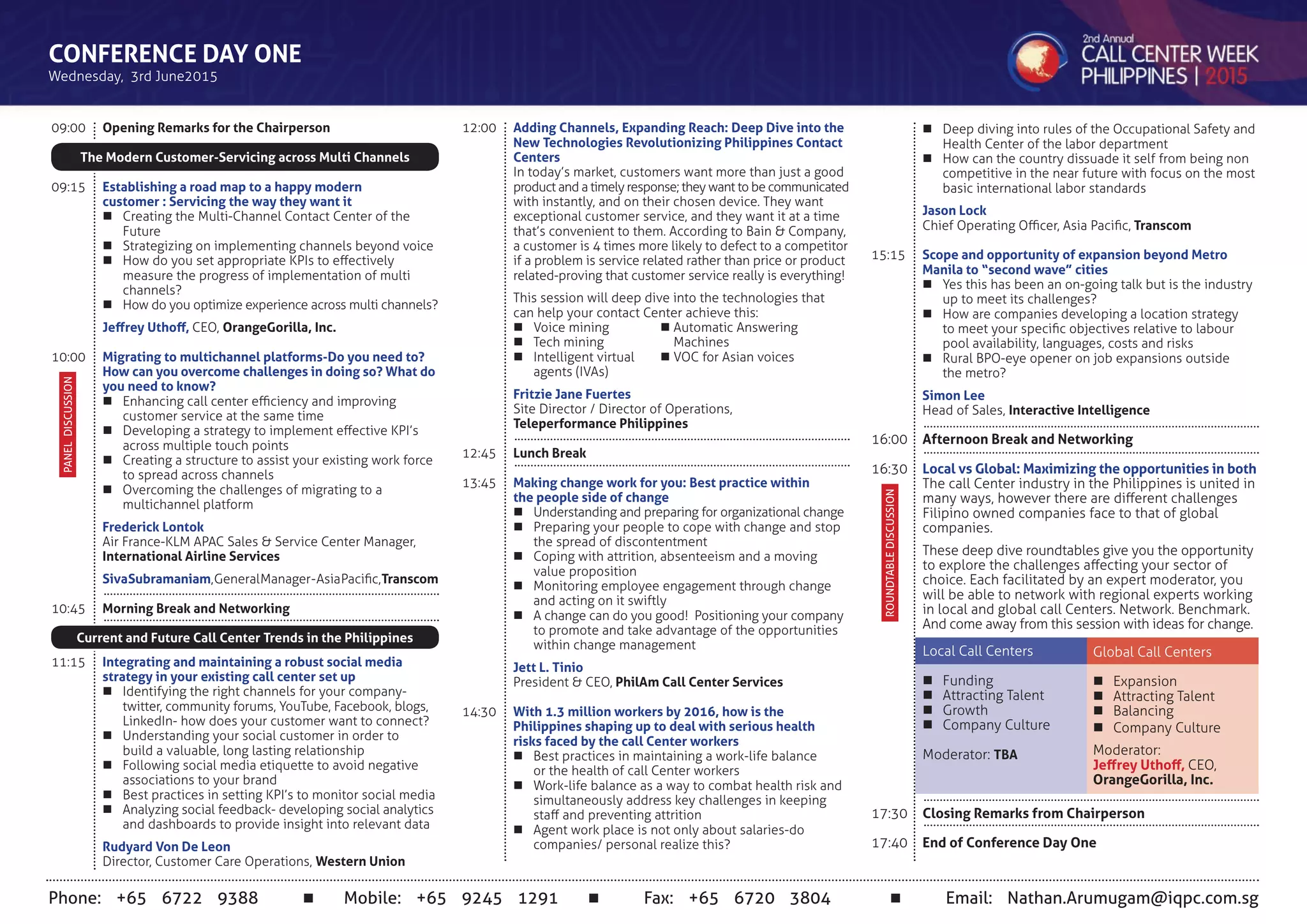 Call Center Week Philippines 2015 | PDF