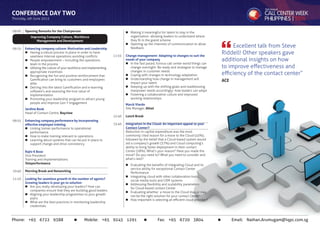 Call Center Week Philippines 2015 | PDF