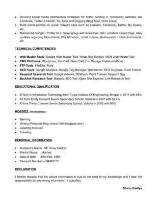 CV_Shanu Gadiya | DOC