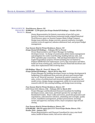 Dave Goshorn - Resume | PDF
