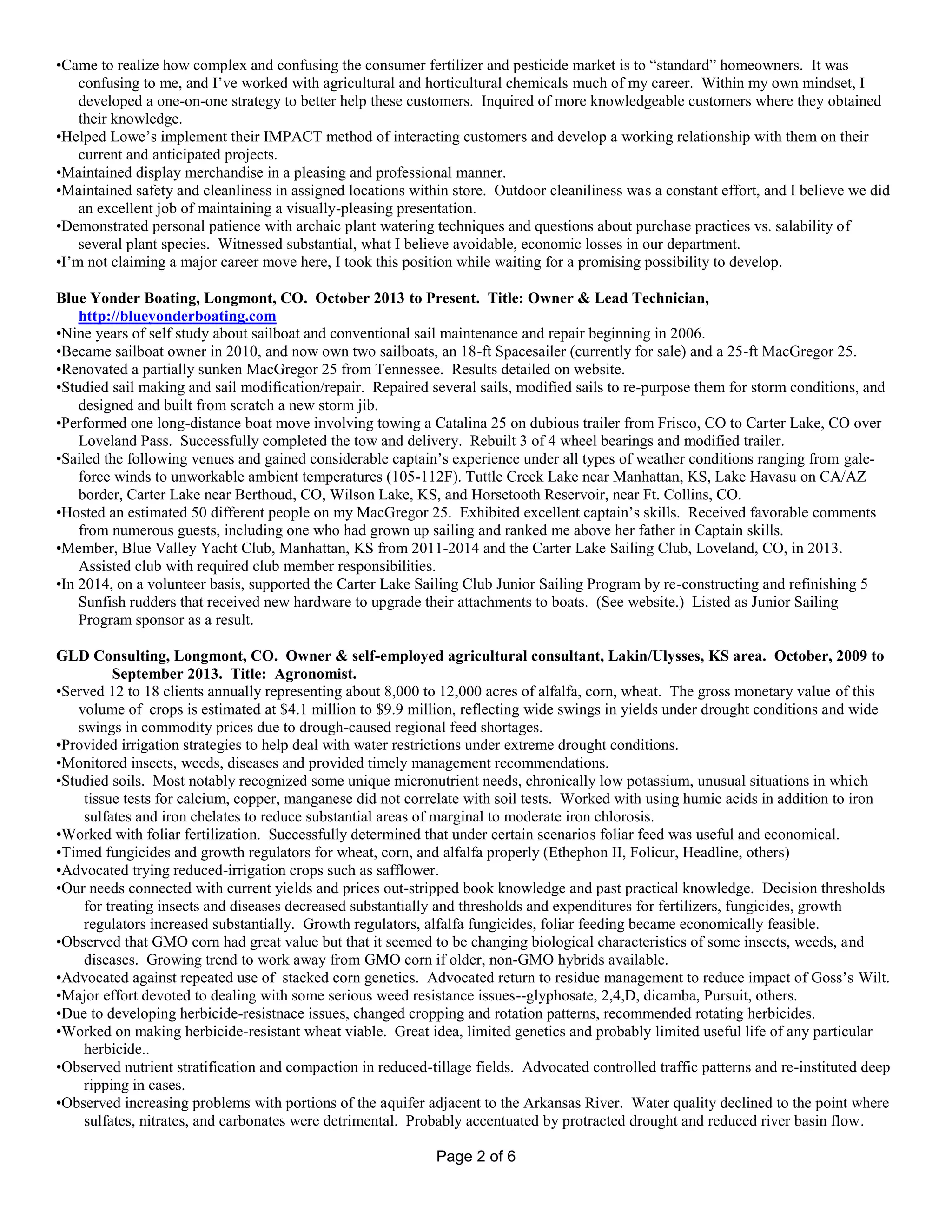 Gary Bulleted Resume 01.26.16