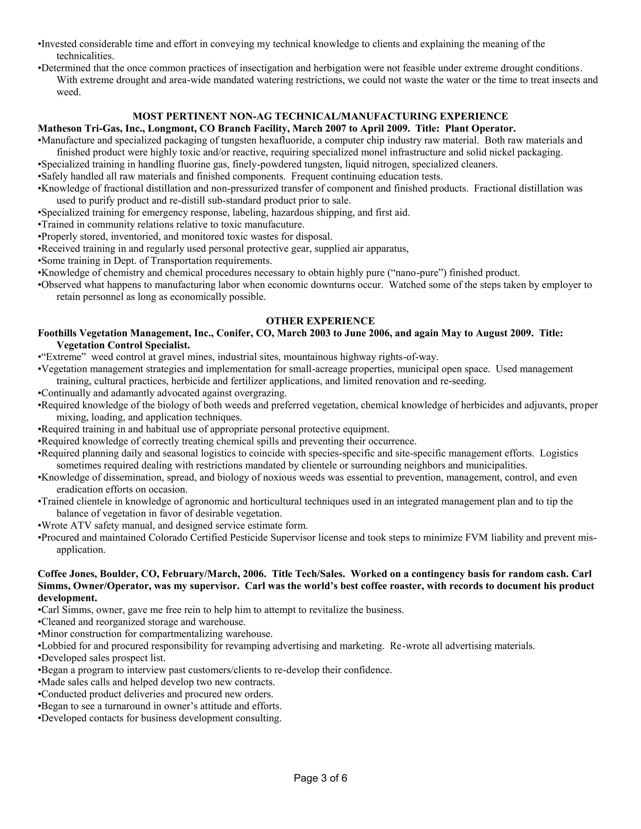 Gary Bulleted Resume 01.26.16