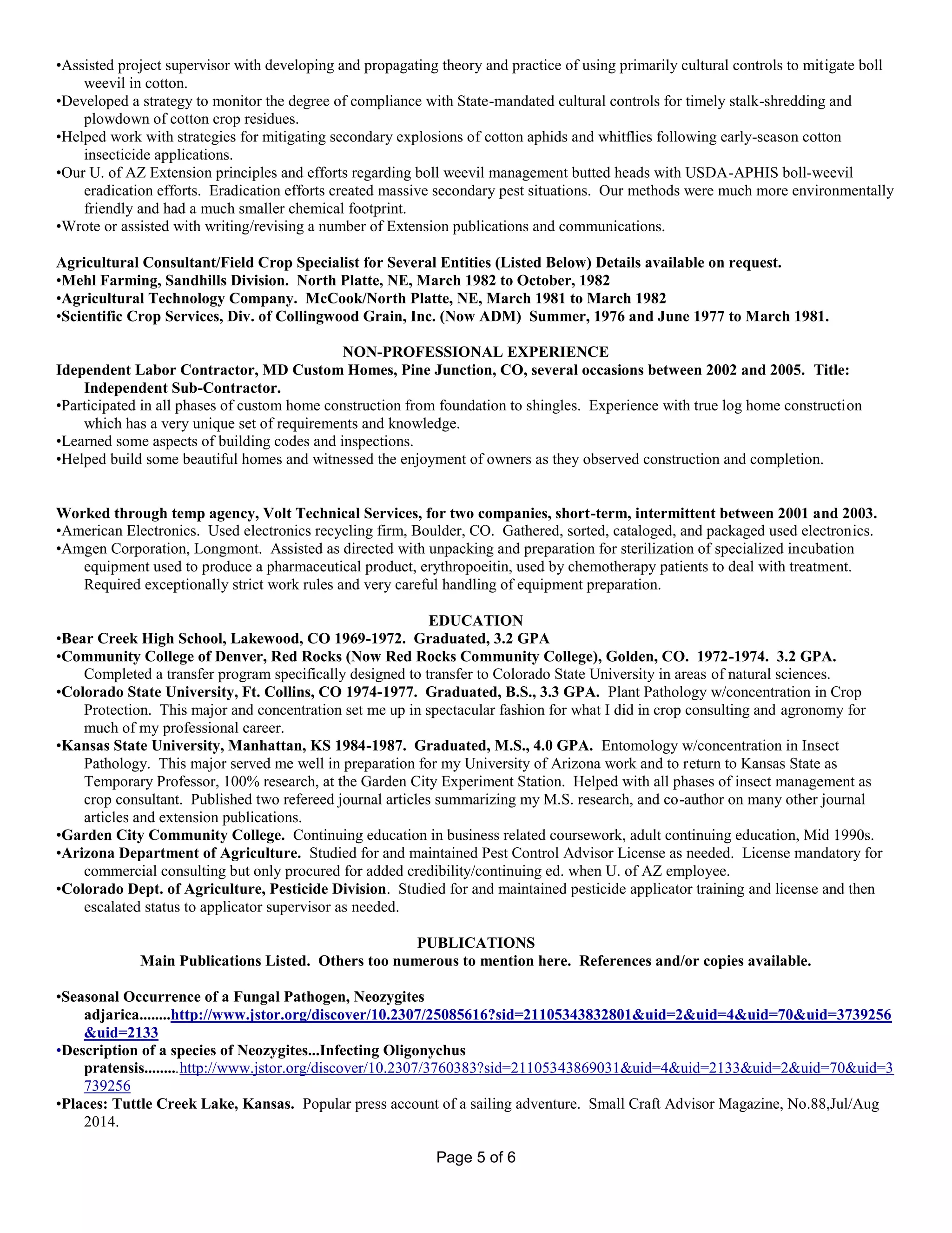 Gary Bulleted Resume 01.26.16