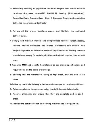Material Controller | DOC