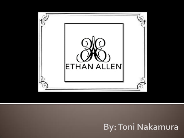 Ethan Allen Portfolio | PDF | Design | Fine Art