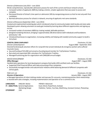 McDowell_Jean_MBA career resume | PDF
