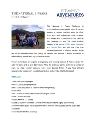 Fitways Adventures Corporate Pack (003) | PDF
