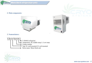 Mono block refrigeration unit(YTK) | PDF