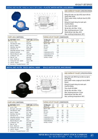 Đồng hồ nước Fuda | PDF