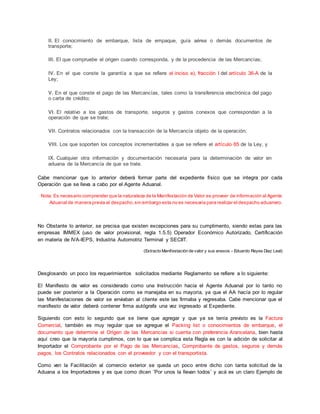 Manifestación de Valor tema 1 | DOCX