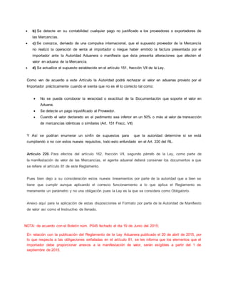 Manifestación de Valor tema 1 | DOCX
