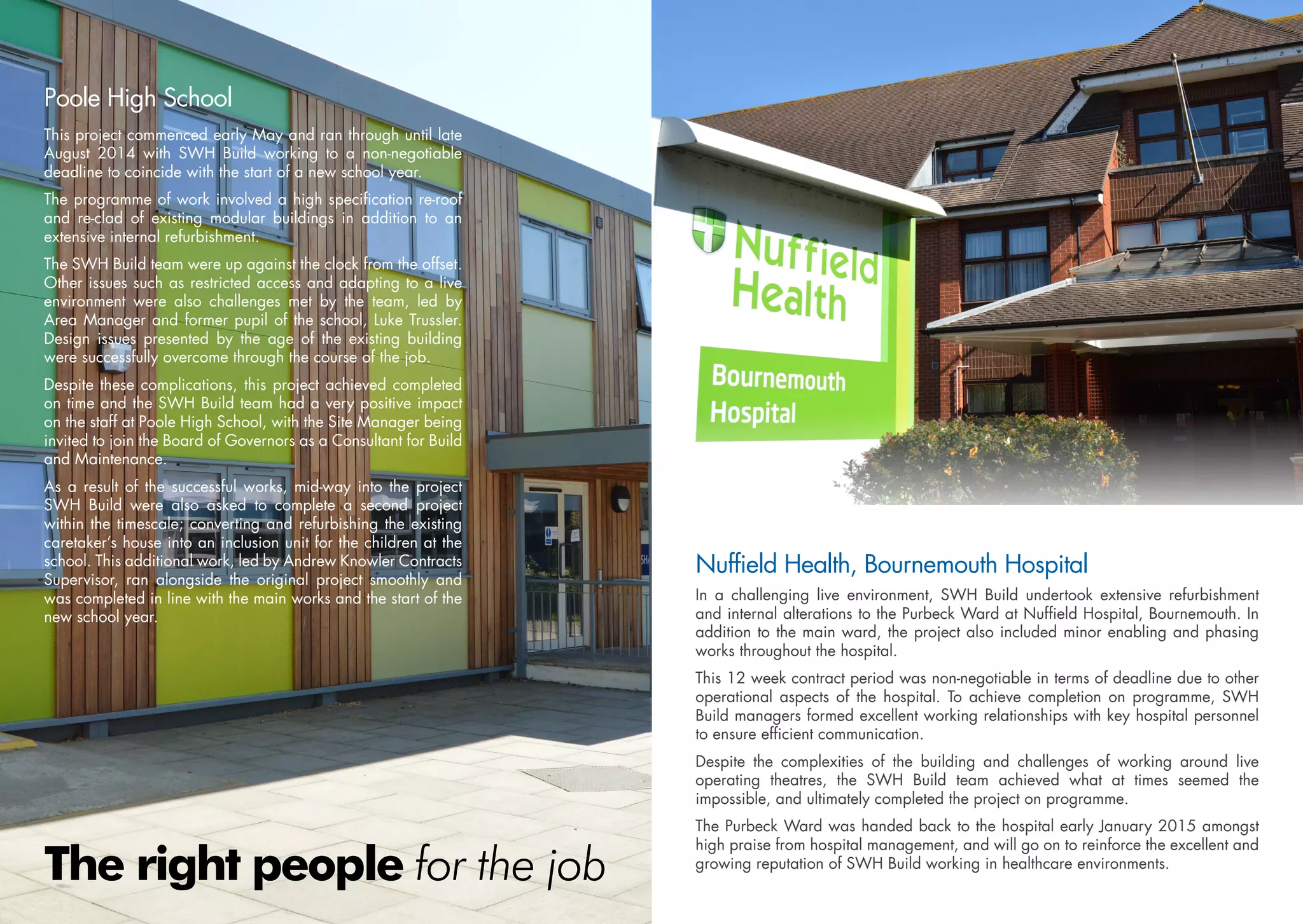 SWH Build Poole Brochure | PDF