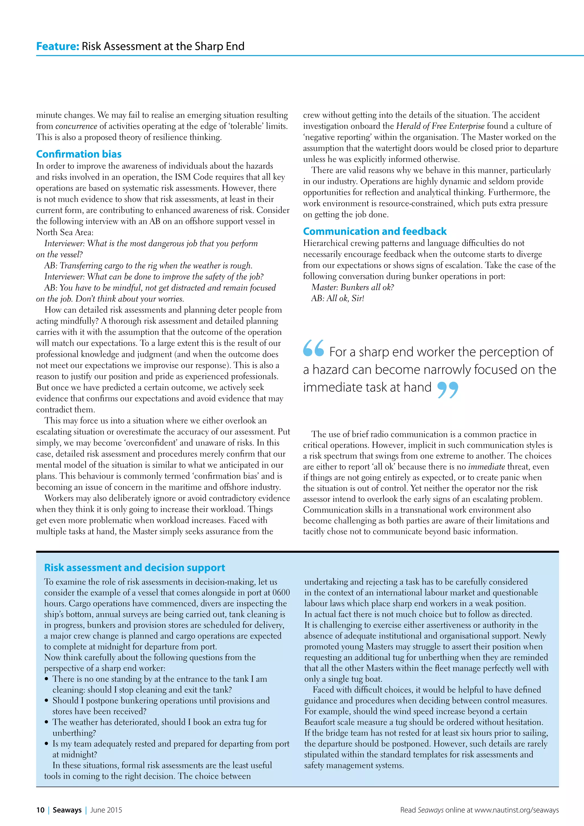 Risk Assessment | PDF