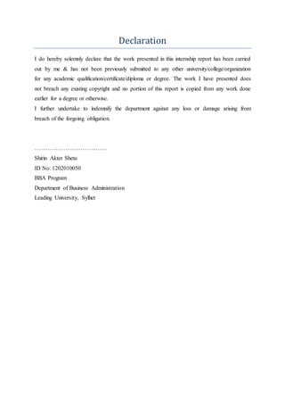 An-Internship-Report-1st-part | PDF