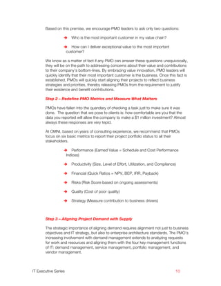 9 deadly sins every pmo should avoid omni red paper - may 2012 | PDF | IT and Internet Support ...