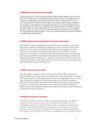 9 deadly sins every pmo should avoid omni red paper - may 2012 | PDF | IT and Internet Support ...