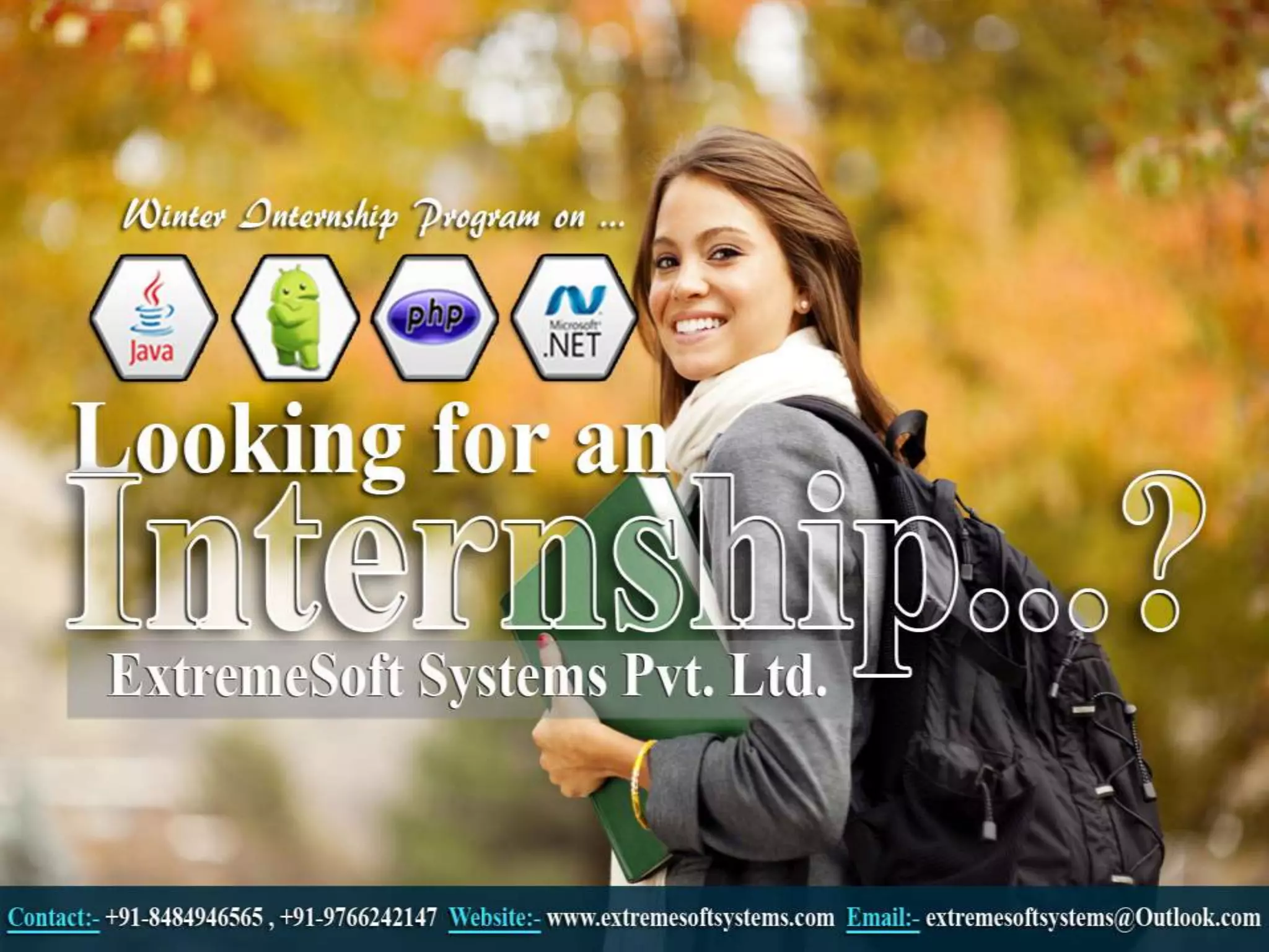 Internship for MCA 2015 | PPT
