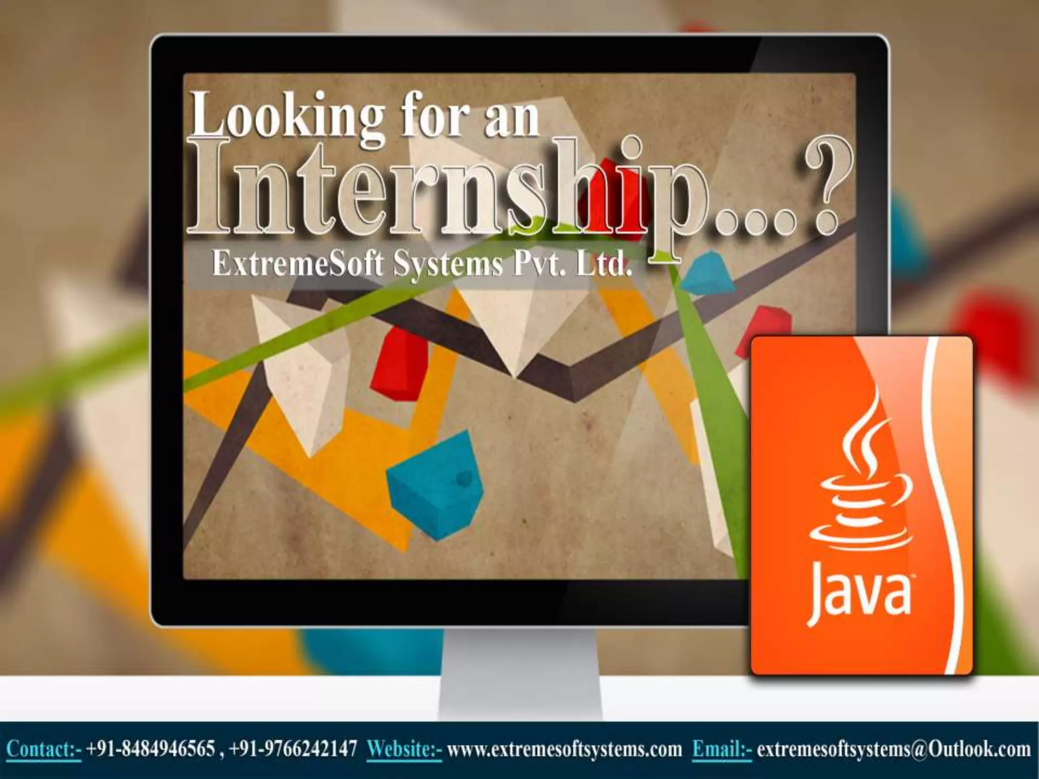 Internship for MCA | PPTX