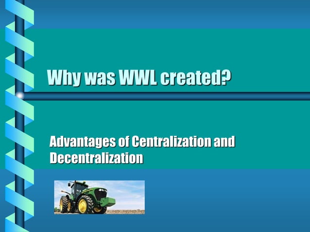 Deere & Company Worldwide Logistics case study | PPT