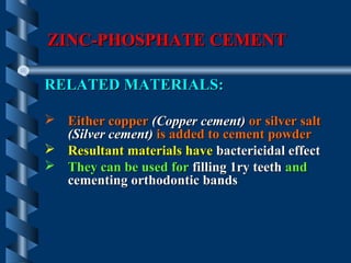 dental cements (3) dental material | PPS