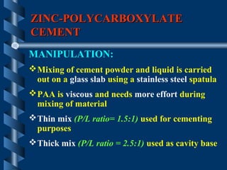 dental cements (3) dental material | PPS