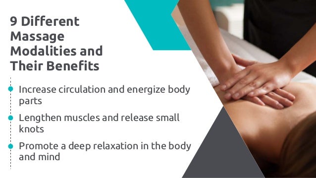 9 Different Massage Modalities and Their Benefits | PDF | Physical ...