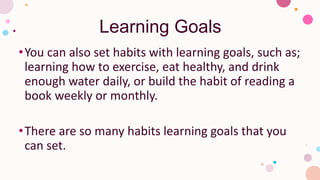 9 different types of goals you should set | PPTX