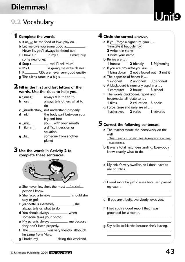 Unit 9 Dilemmas | PDF