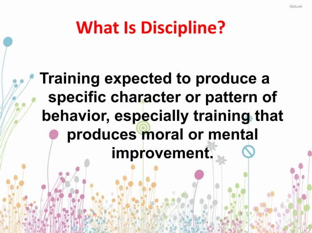 behaviour & discipline mgt | PPTX | Education
