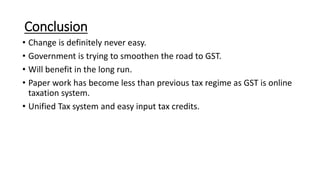 GST PPT presentaion | PPTX