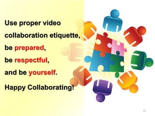 9 Dos and Don'ts of Video Conferencing Etiquette | PDF