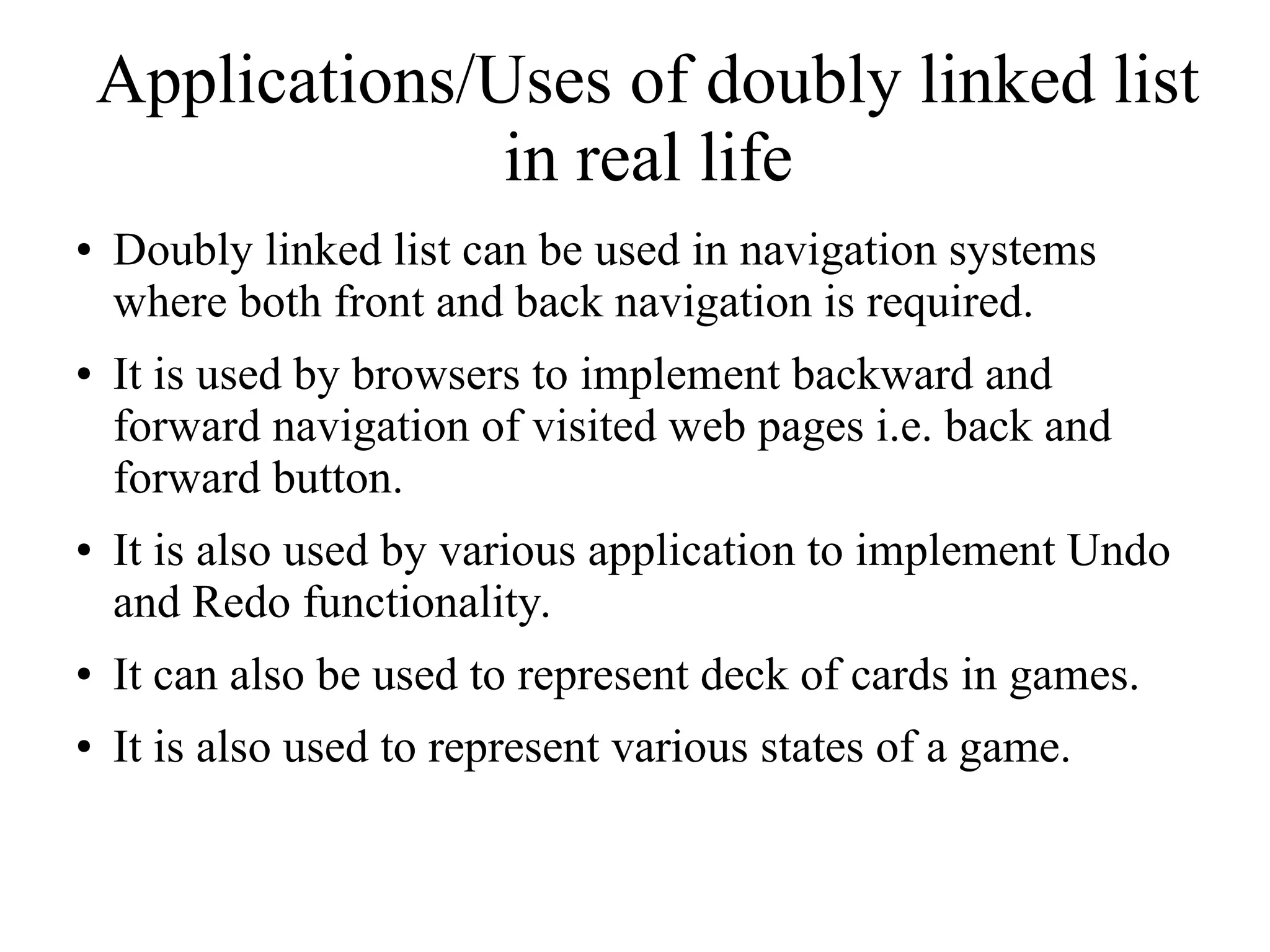 double linked list | PDF