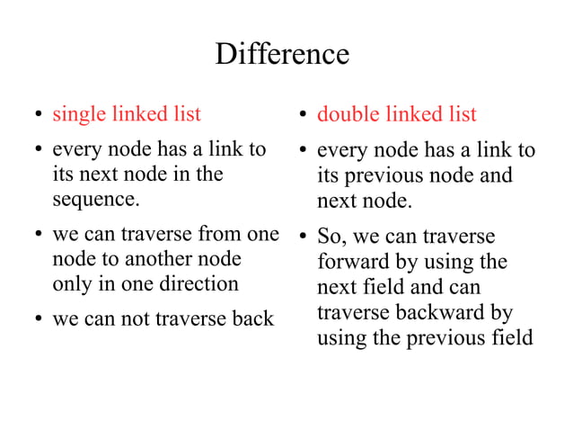 double linked list | PDF