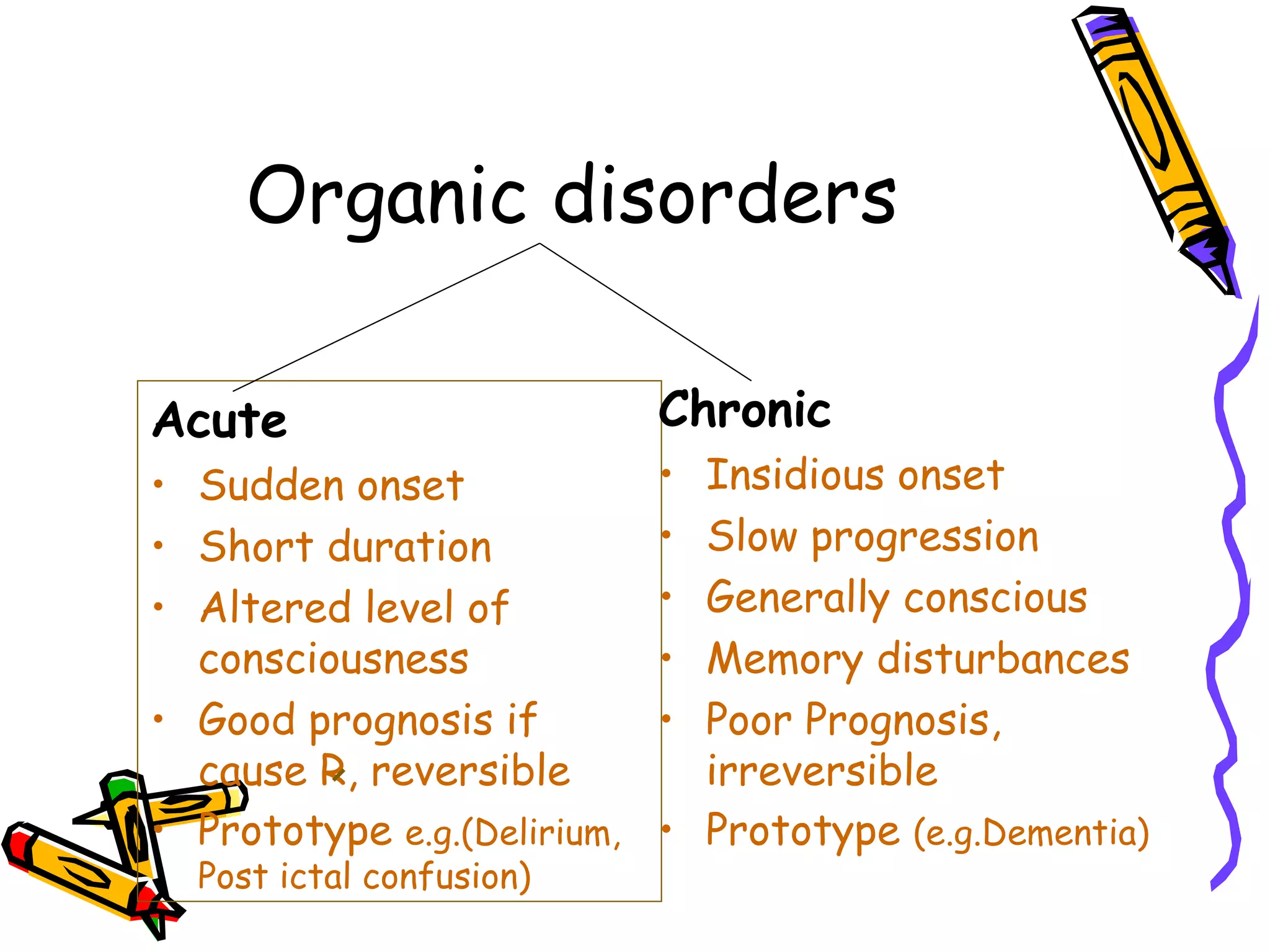 Classification of the psychiatric illness | PPT