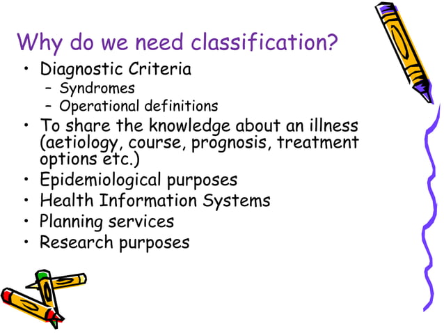 Classification of the psychiatric illness | PPT | Mental Health ...