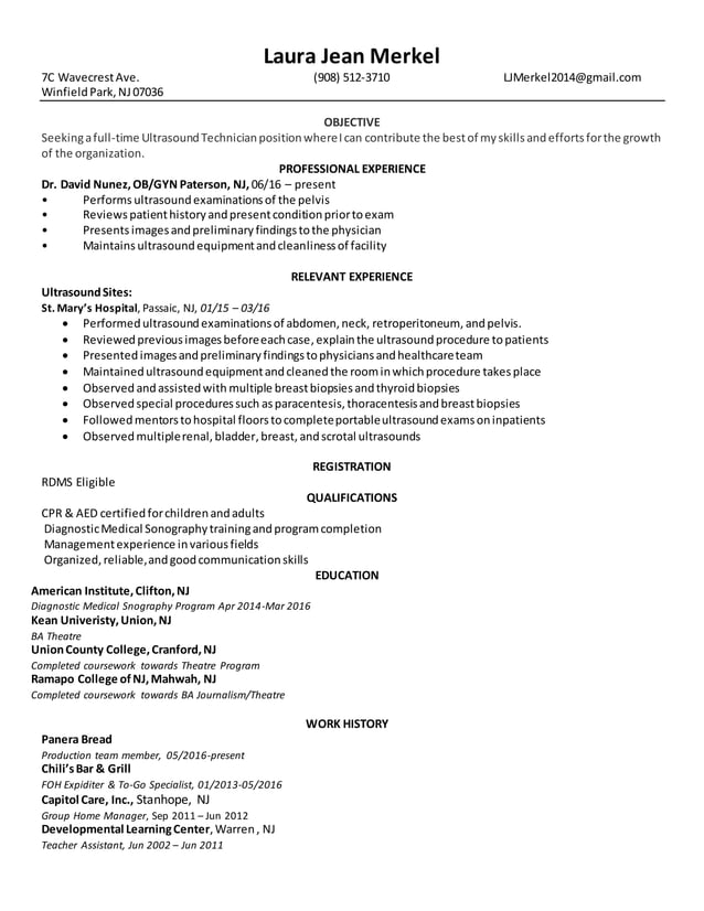 Laura Merkel Resume | PDF | Free Download