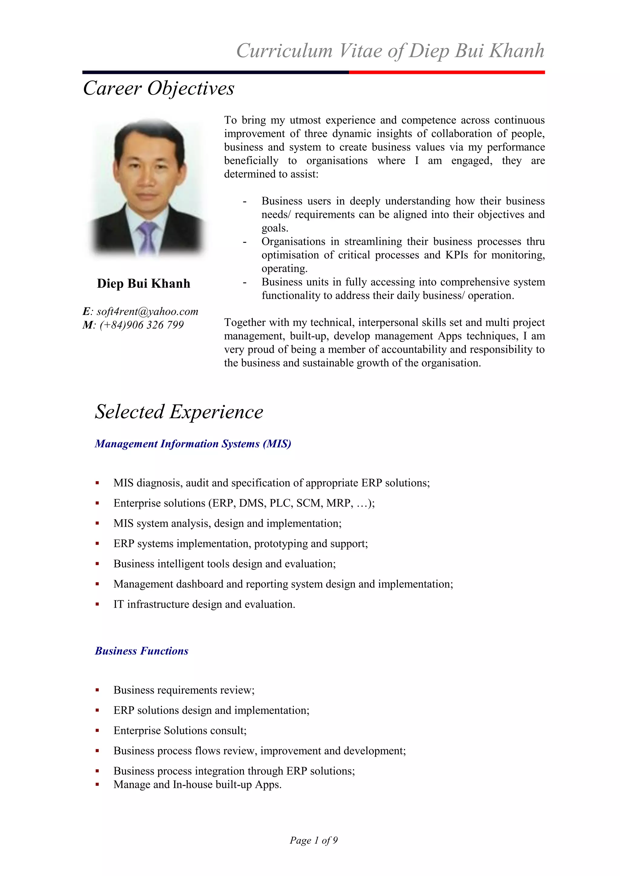 CV_Bui Khanh Diep [e]_v4 | PDF