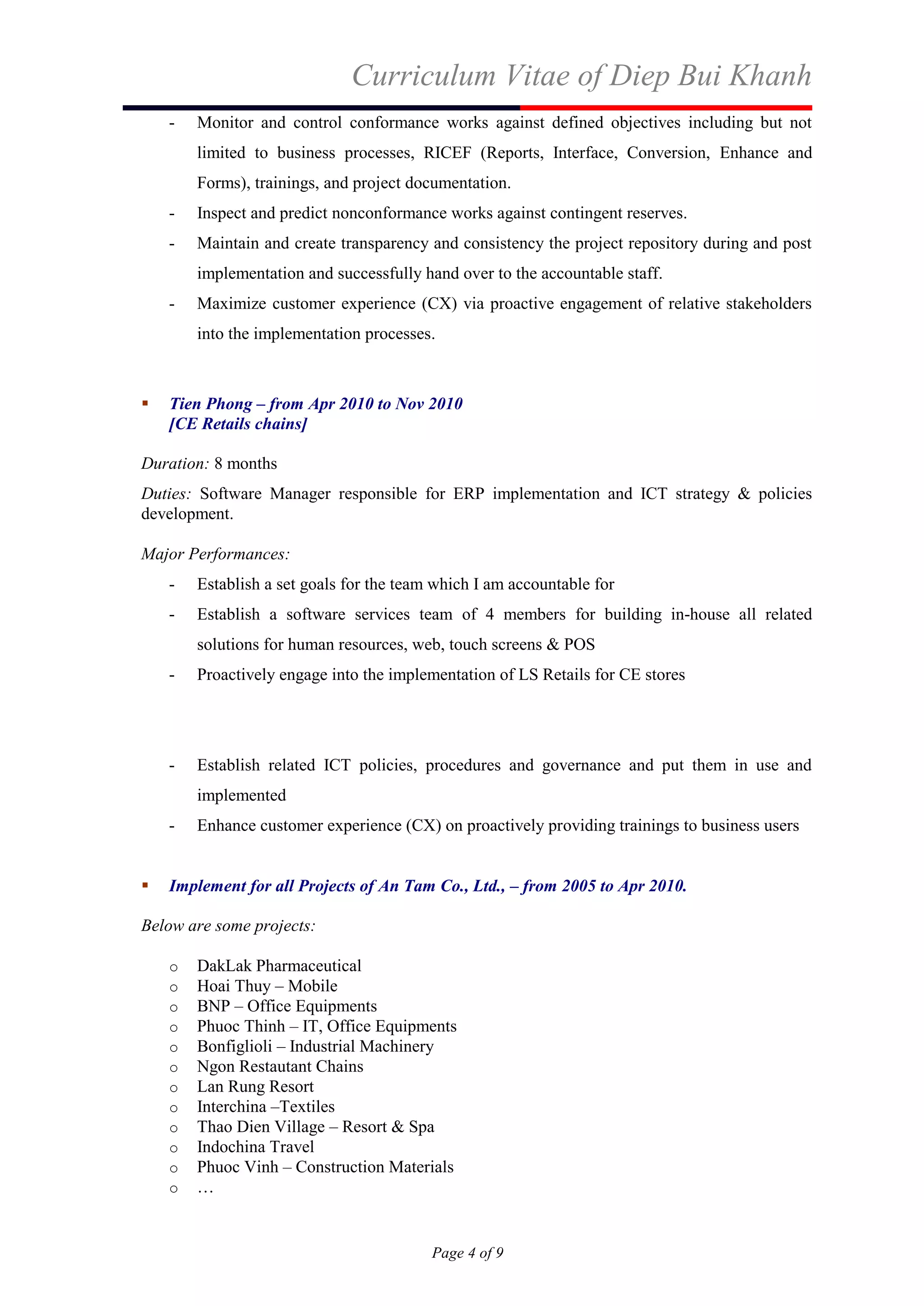 CV_Bui Khanh Diep [e]_v4 | PDF