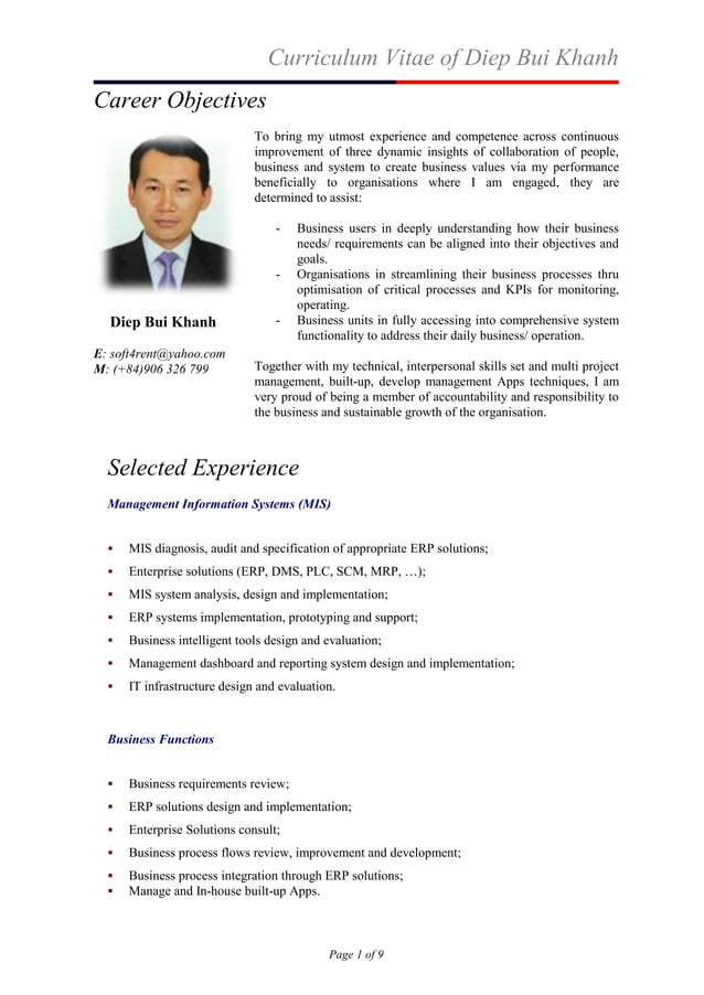 CV_Bui Khanh Diep [e]_v4 | PDF
