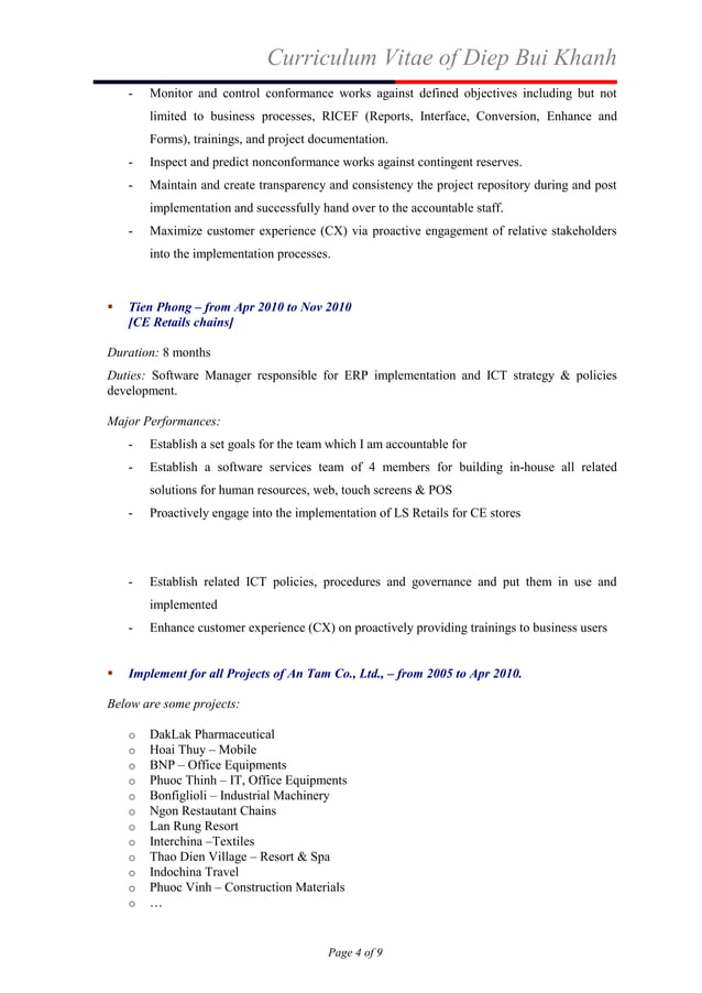 CV_Bui Khanh Diep [e]_v4 | PDF