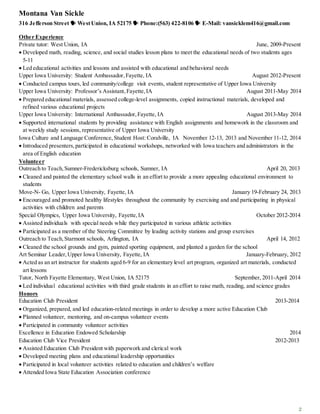 Education Resume | PDF