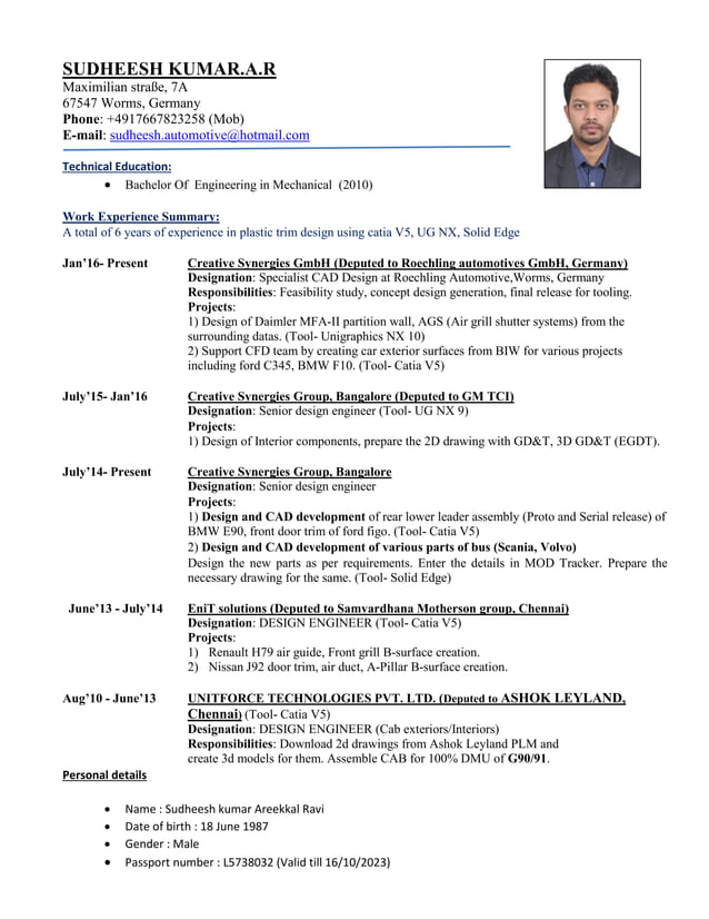 SUDHEESH_CV | PDF