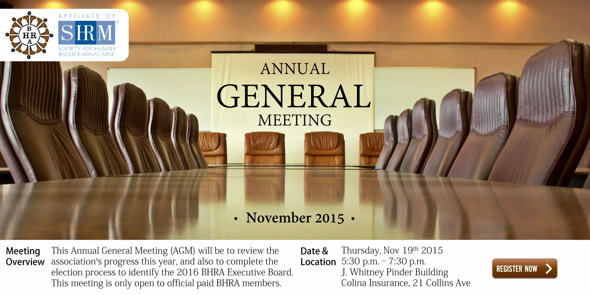 BHRA 2015 AGM Meeting Flyer | PPT